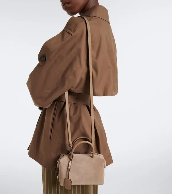Max Mara Mini Suede Top-handle Bag