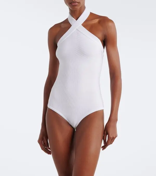 Balmain Knitted Halterneck Bodysuit