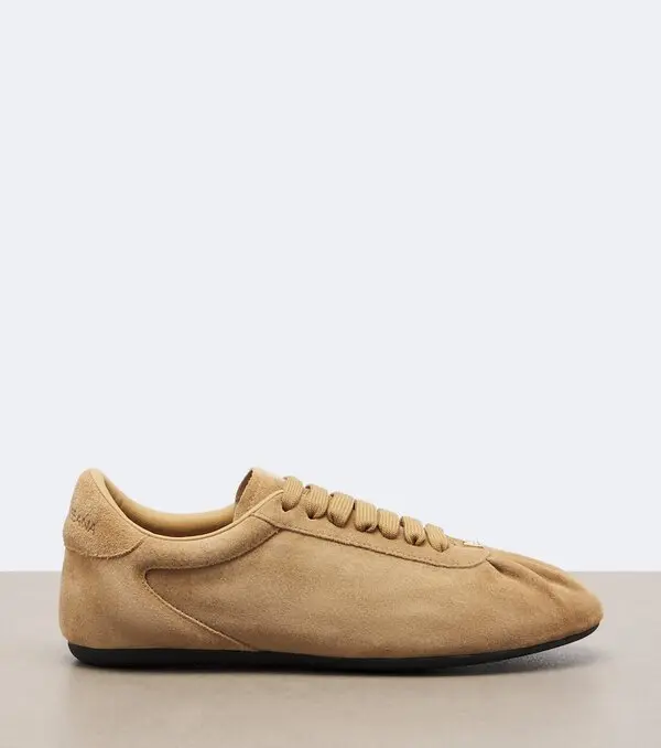 Dolce & Gabbana Soft Ballet Suede Lace-up Sneakers