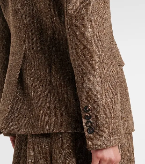 Brunello Cucinelli Double-breasted Wool-blend Jacket