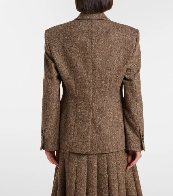 Brunello Cucinelli Double-breasted Wool-blend Jacket