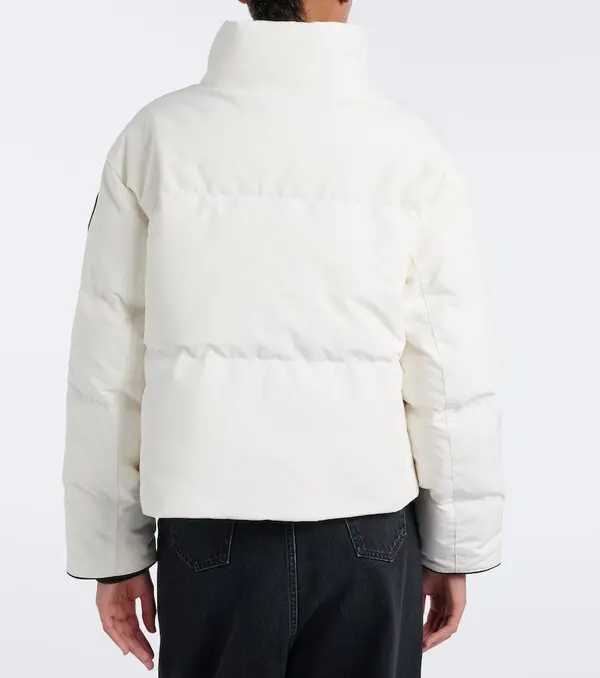Canada Goose Grandview Cropped Down Jacket - White