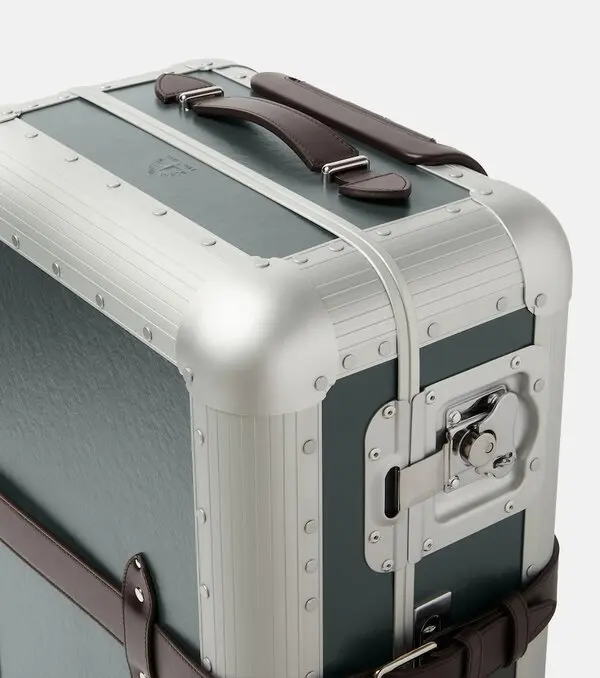 FPM MILANO Globe-trotter Bank Light Spinner 55 Carry-on Suitcase - Green