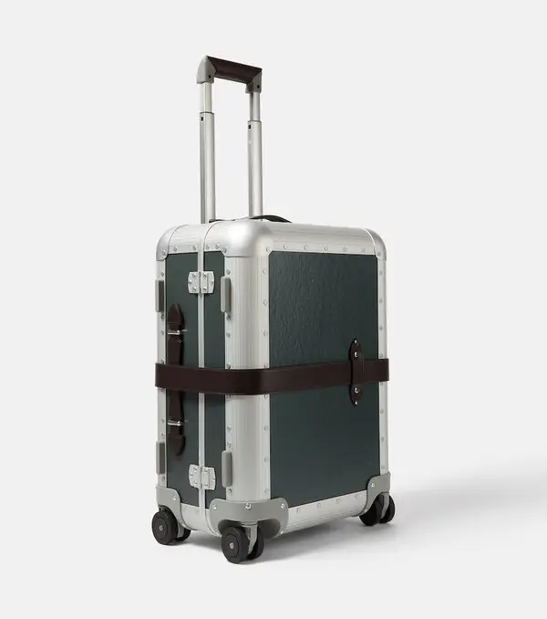 FPM MILANO Globe-trotter Bank Light Spinner 55 Carry-on Suitcase - Green