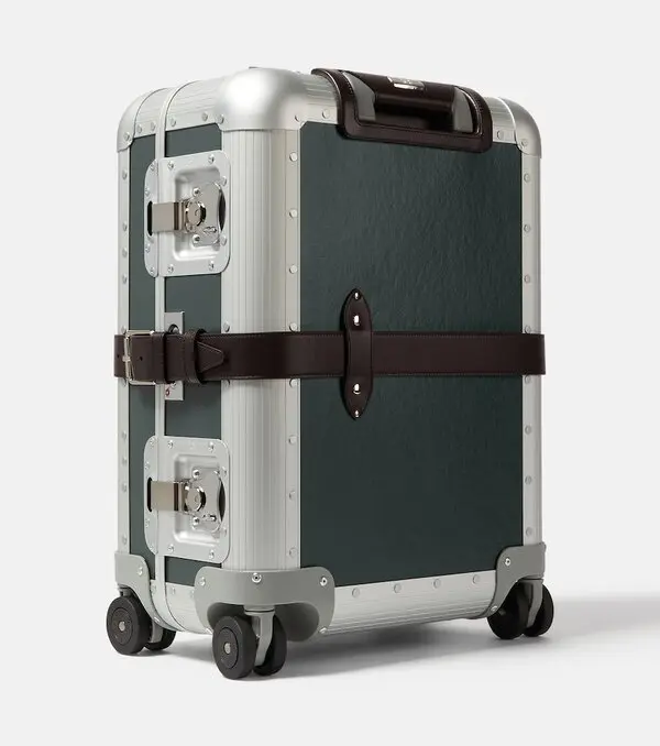 FPM MILANO Globe-trotter Bank Light Spinner 55 Carry-on Suitcase - Green