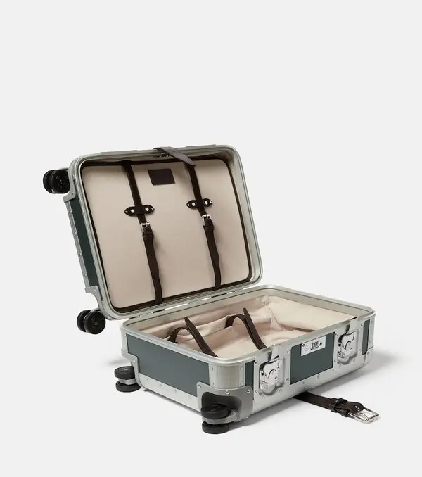 FPM MILANO Globe-trotter Bank Light Spinner 55 Carry-on Suitcase - Green