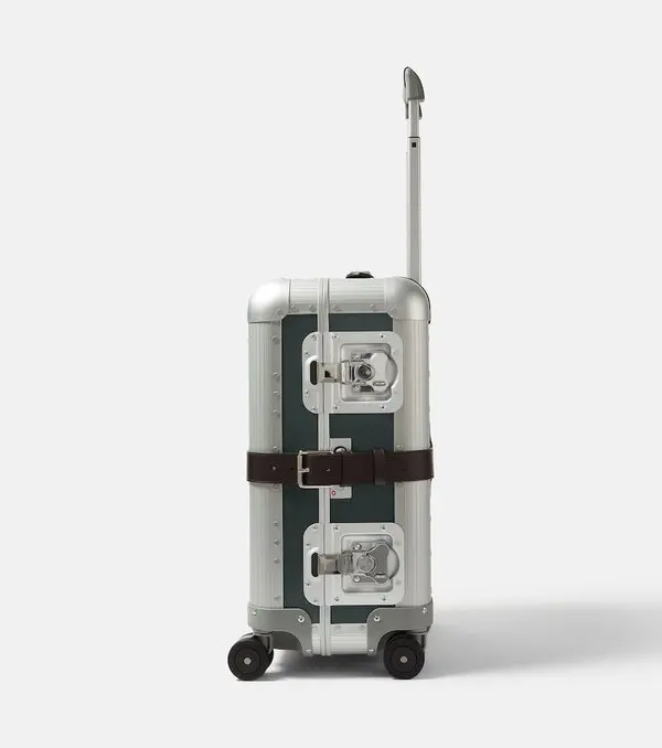 FPM MILANO Globe-trotter Bank Light Spinner 55 Carry-on Suitcase - Green