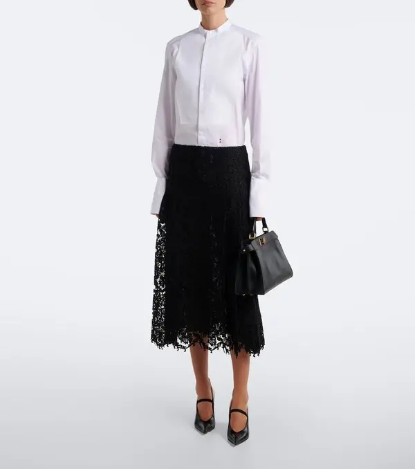 Fendi Peekaboo® Small Leather Top-handle Bag - Black
