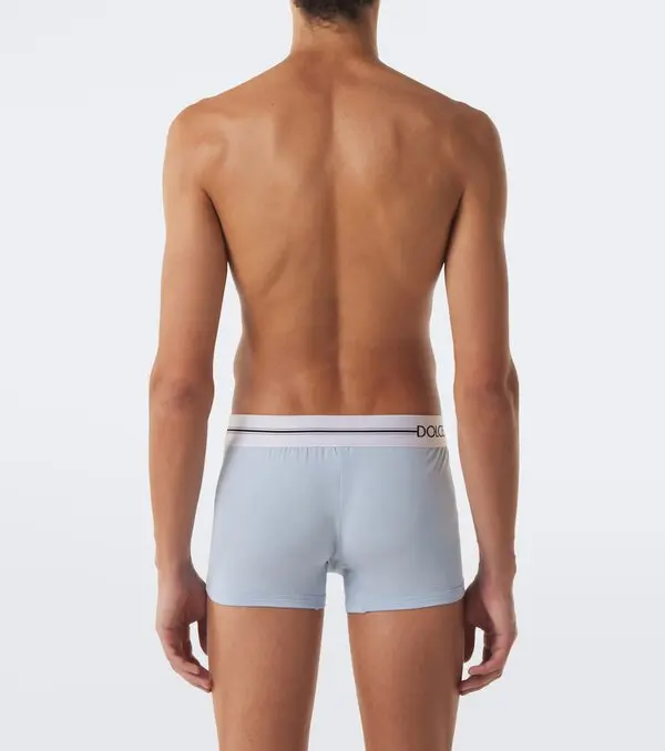 Dolce & Gabbana Set Of 3 Cotton-blend Jersey Briefs