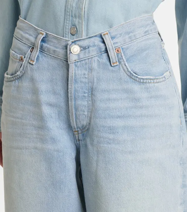 AGOLDE V-waist Baggy Straight Jeans