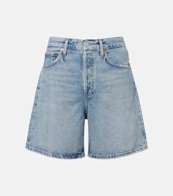 AGOLDE Dame Denim Shorts - Blue