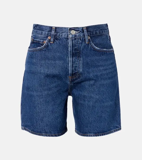 AGOLDE Dame Denim Shorts - Blue