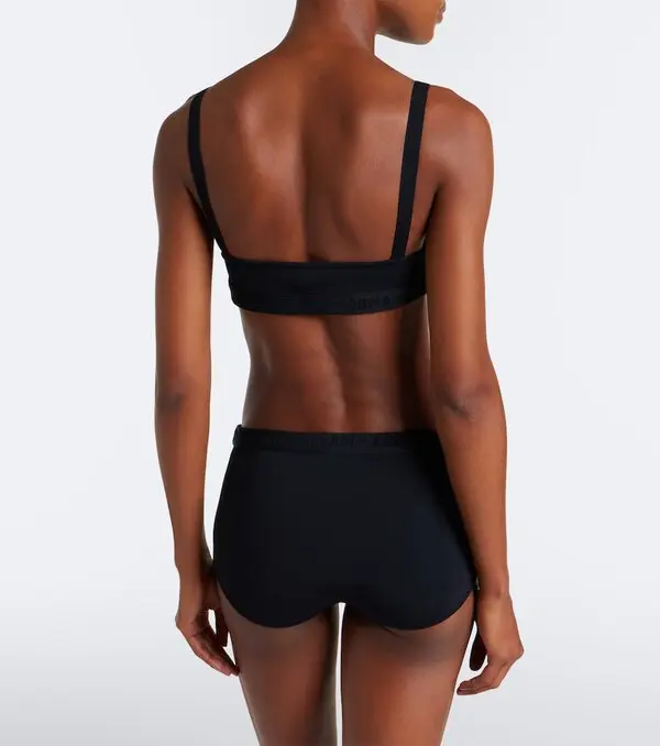 Fendi Logo Triangle Bralette