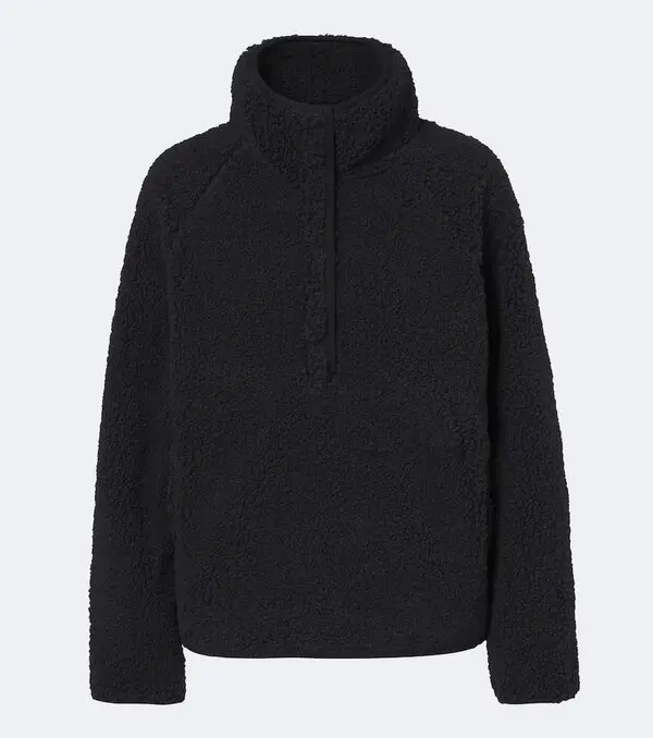 The Upside Harlow Teddy Sweatshirt - Black