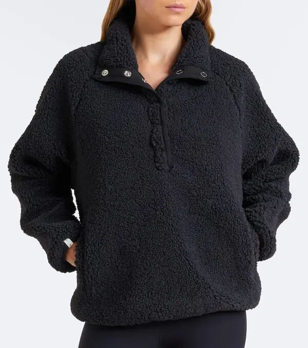 The Upside Harlow Teddy Sweatshirt - Black
