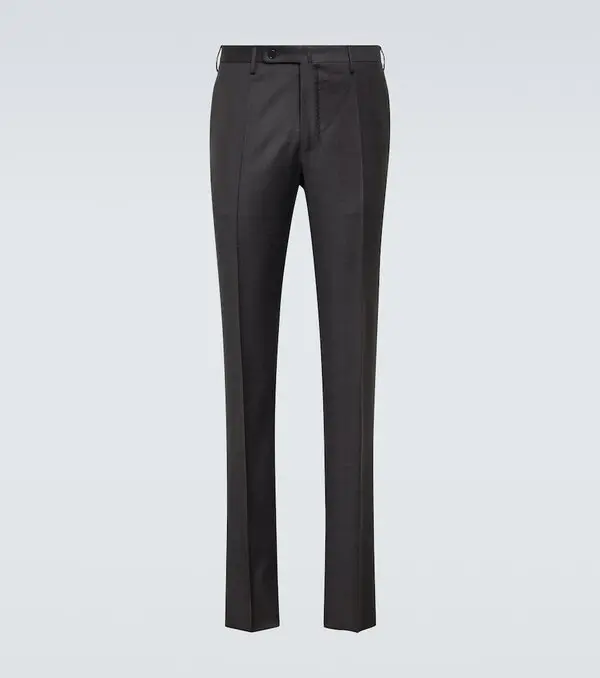 SLOWEAR Virgin Wool Tapered Pants - Grey