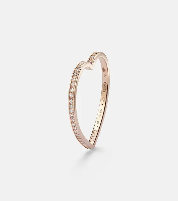 REPOSSI 18kt Rose Diamond Ring