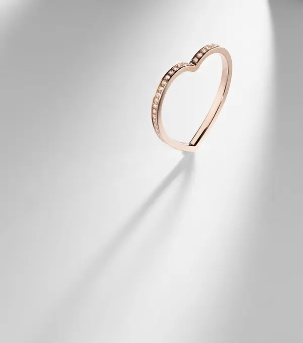REPOSSI 18kt Rose Diamond Ring