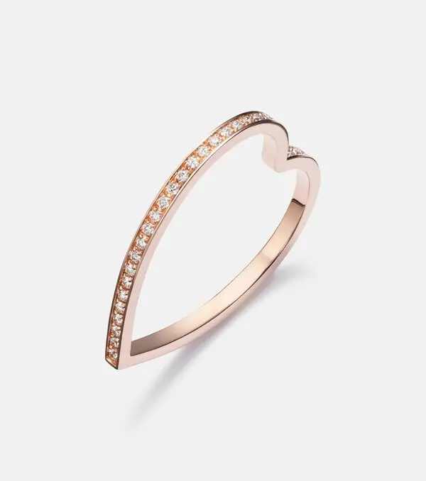 REPOSSI 18kt Rose Diamond Ring