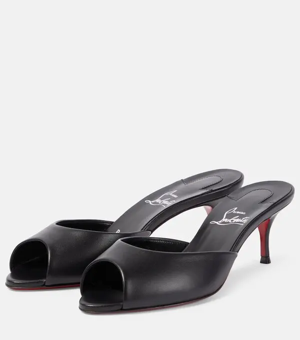 CHRISTIAN LOUBOUTIN Me Dolly Leather Mules
