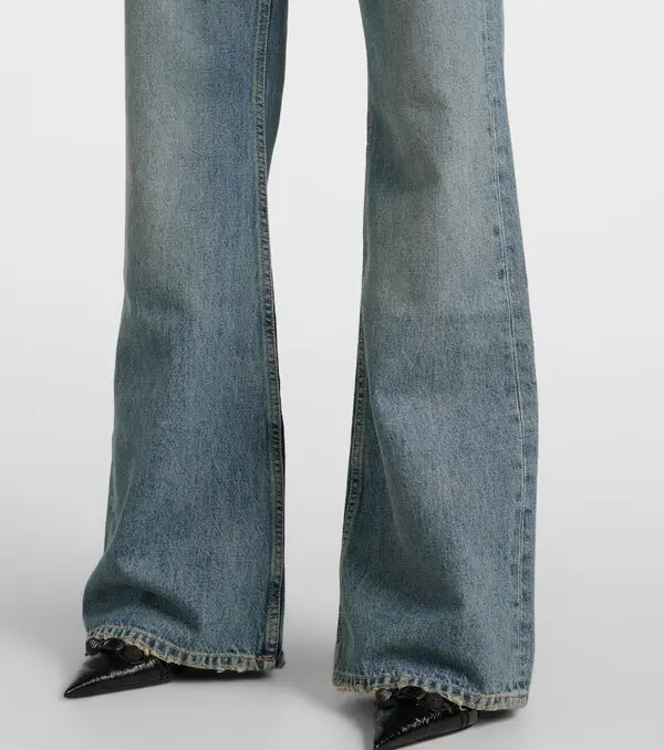 Balenciaga Mid-rise Flared Jeans