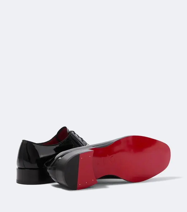 CHRISTIAN LOUBOUTIN Chambeliss Patent Leather Derby Shoes
