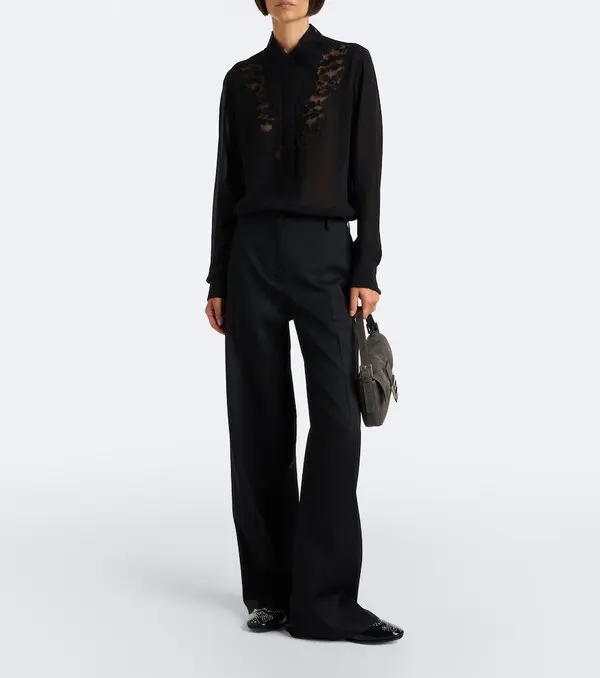 Fendi Studded Leather Monk Strap Shoes