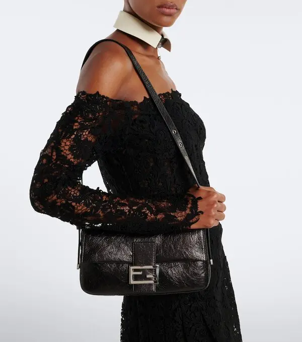 Fendi Baguette® Small Shoulder Bag - Black
