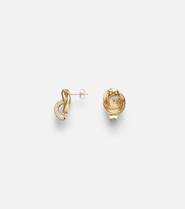 STONE AND STRAND 14kt Earrings With Diamonds
