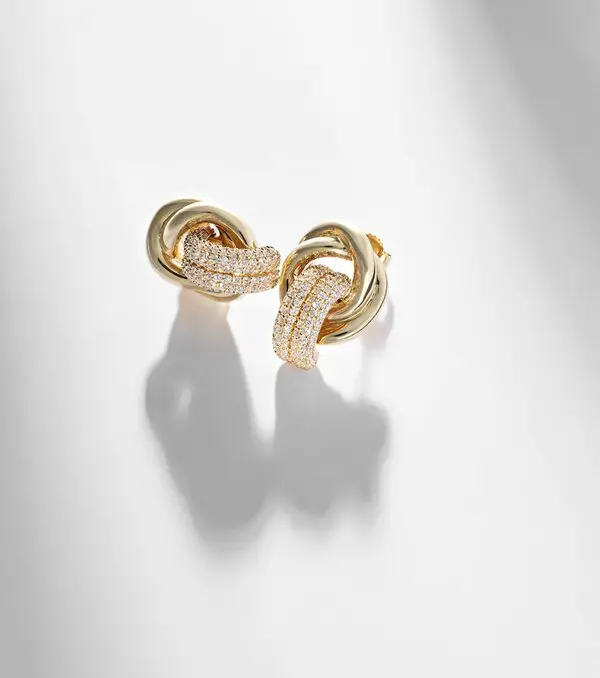 STONE AND STRAND 14kt Earrings With Diamonds