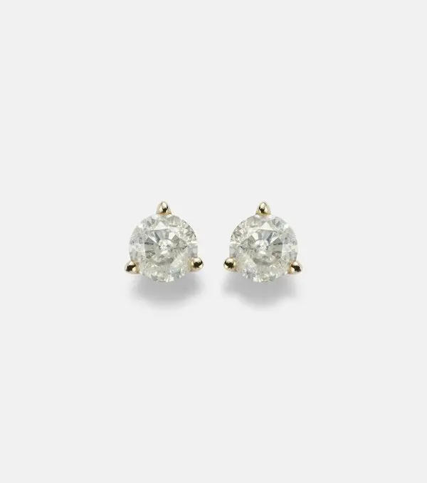 STONE AND STRAND 14kt Yellow Diamond Earrings - Gold