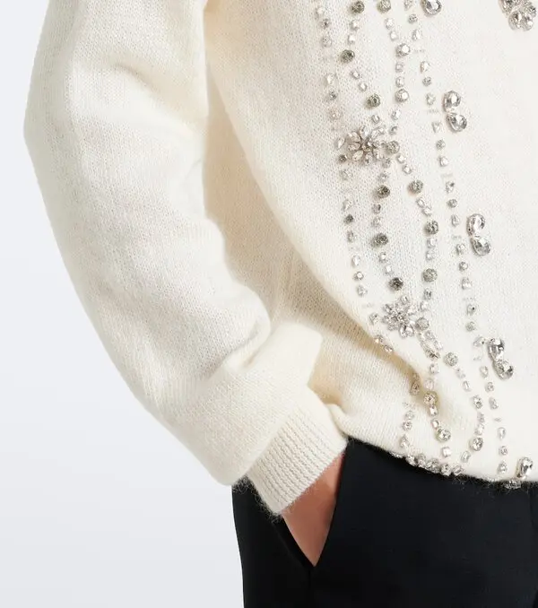 Costarellos Madley Crystal-embellished Sweater