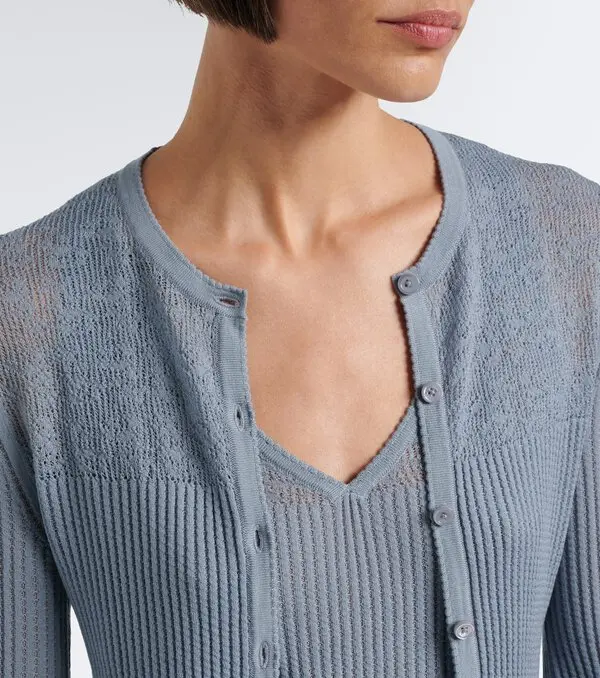 Chloé Knitted Wool Cardigan And Tank Set
