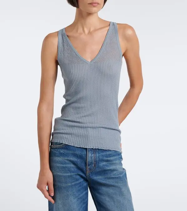 Chloé Knitted Wool Cardigan And Tank Set