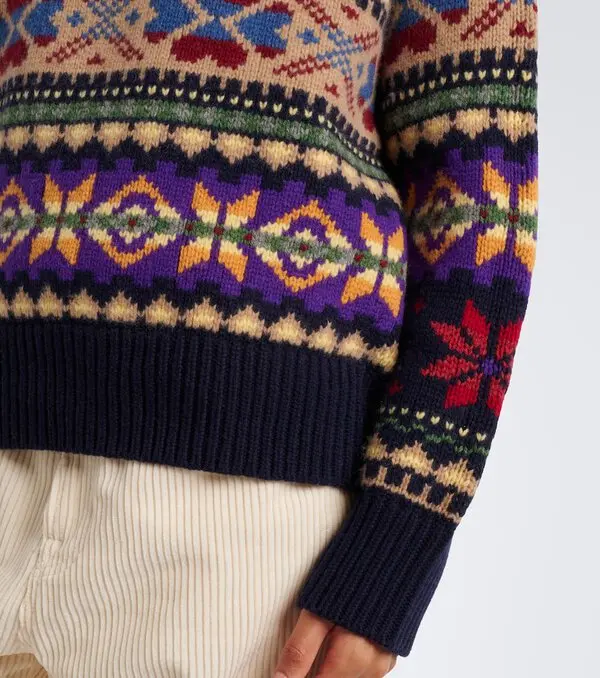 Polo Ralph Lauren Wool-blend Fair Isle Turtleneck Sweater