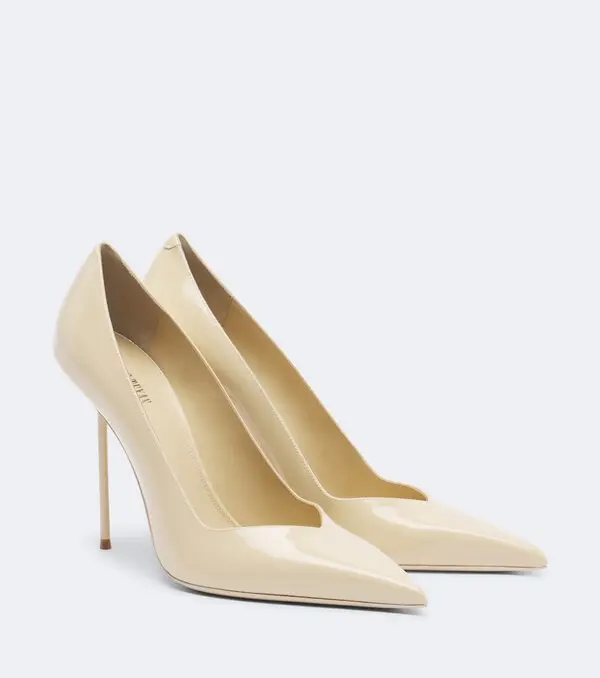 Paris Texas Lidia Patent Leather Pumps - White