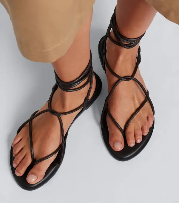 A.emery Odine Leather Thong Sandals