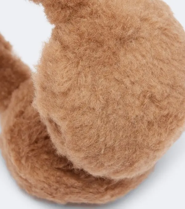 Max Mara Camel Hair And Silk Earmuffs