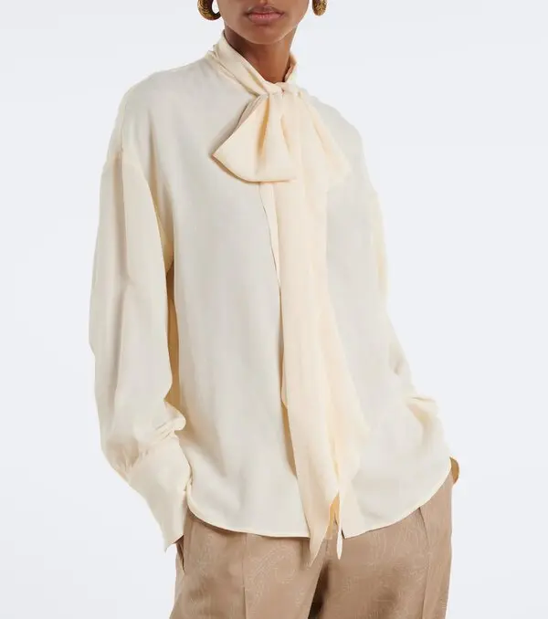Etro Jacquard Georgette Blouse