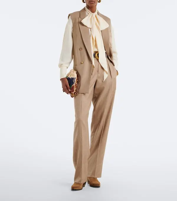 Etro Jacquard Georgette Blouse