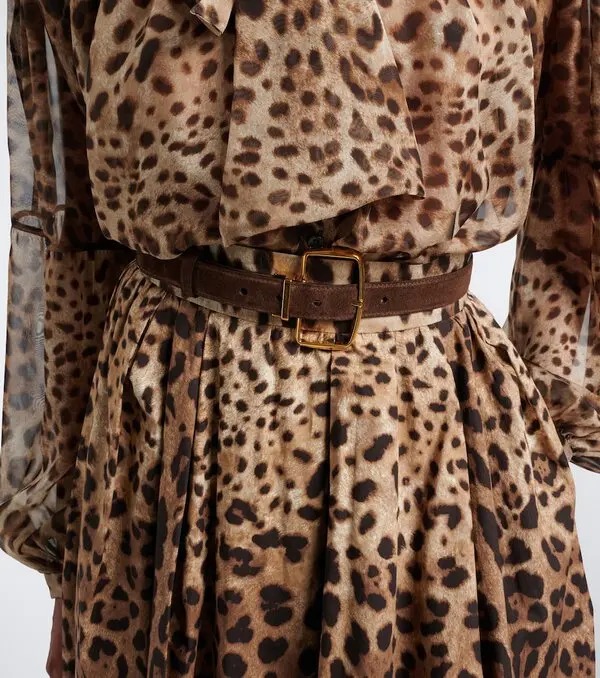 Dolce & Gabbana Suede Belt
