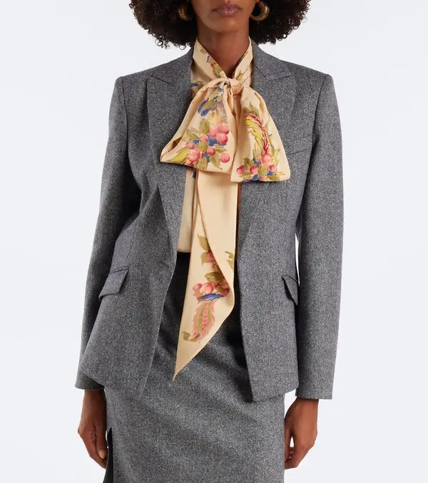 Etro Wool And Silk-blend Blazer