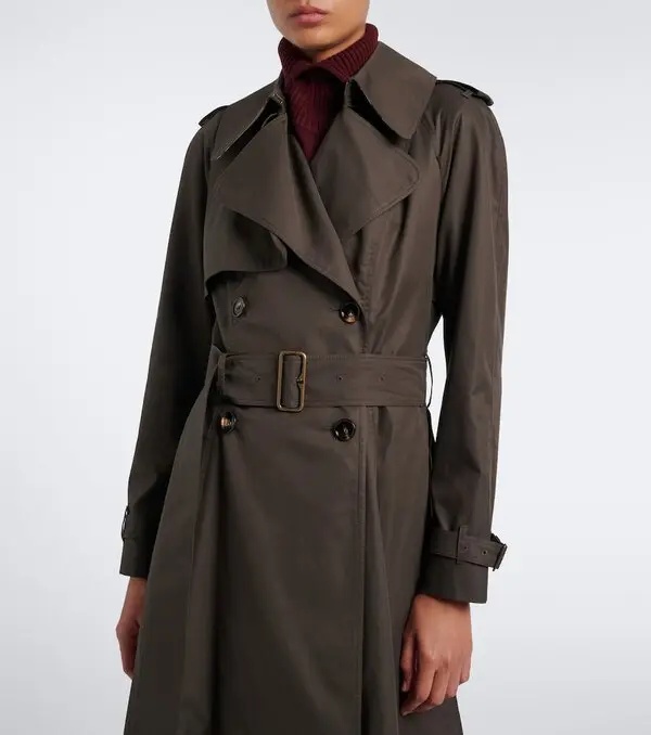 Burberry Cotton Gabardine Trench Coat