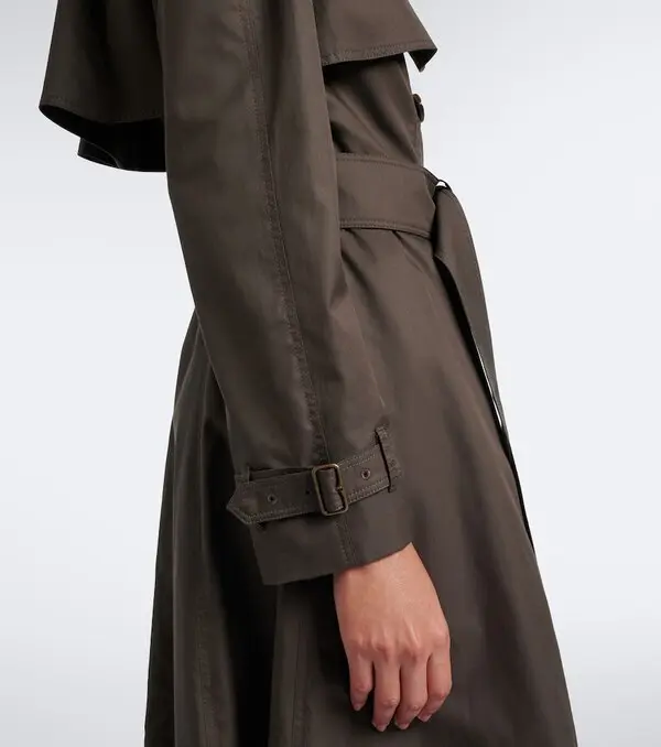 Burberry Cotton Gabardine Trench Coat