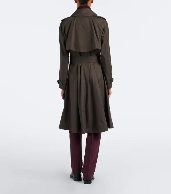 Burberry Cotton Gabardine Trench Coat