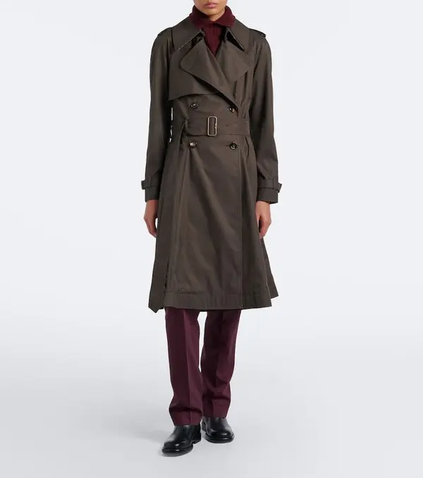 Burberry Cotton Gabardine Trench Coat