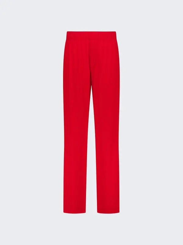 Eterne Oversized Wide Leg Sweatpants Rouge