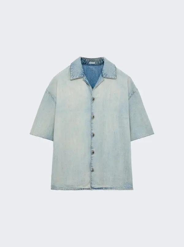 Loewe Anagram Short Sleeve Shirt Washed