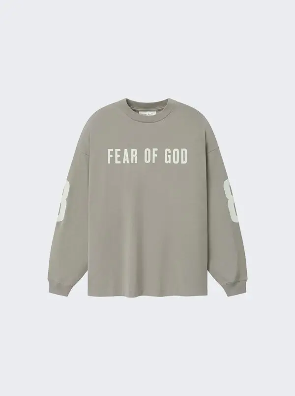 Fear Of God Merch Long Sleeve Tee Seal 0055 - Grey
