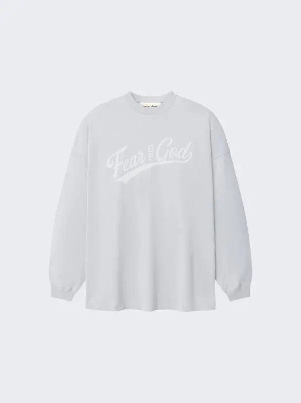Fear Of God Merch Long Sleeve Tee Overcast - Grey